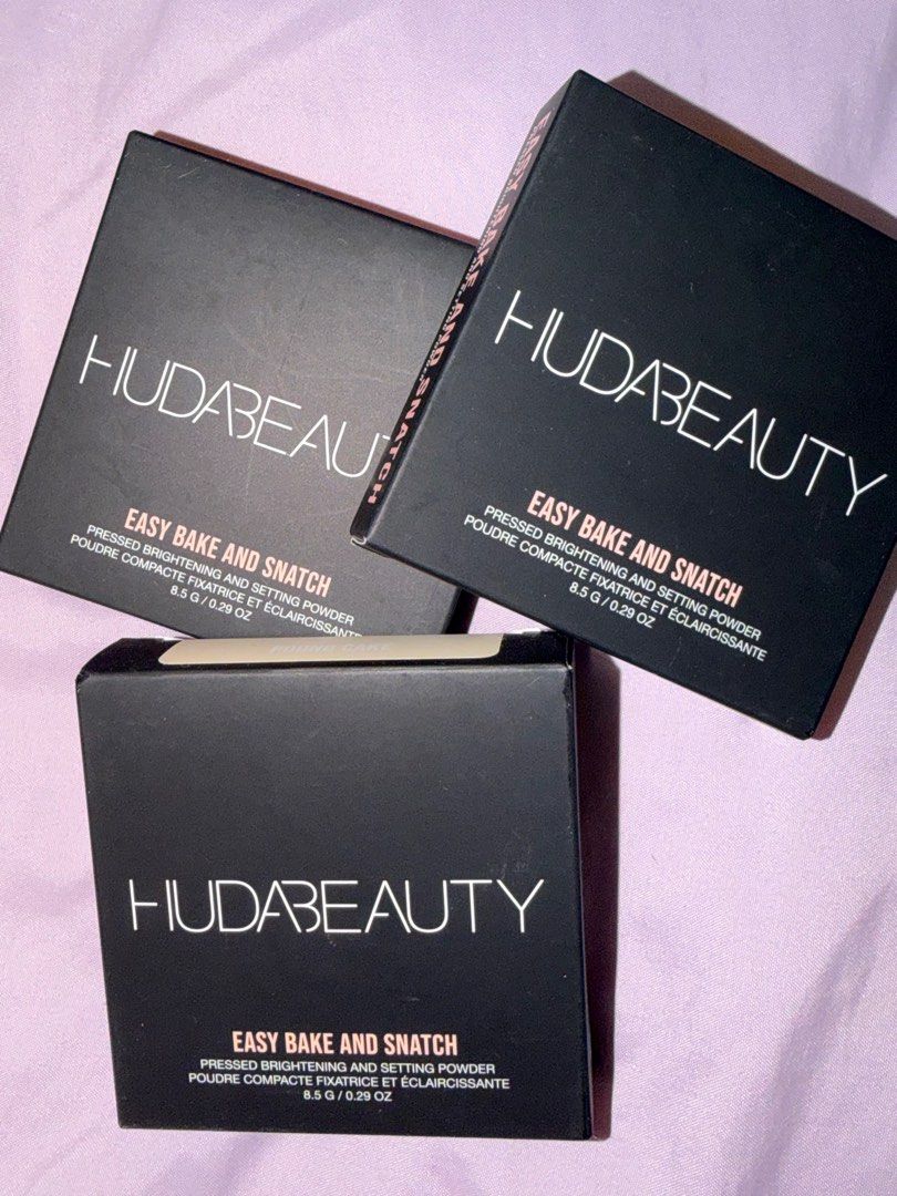 RTP $66 Huda Beauty Easy bake and snatch pressed powder, Beauty ...