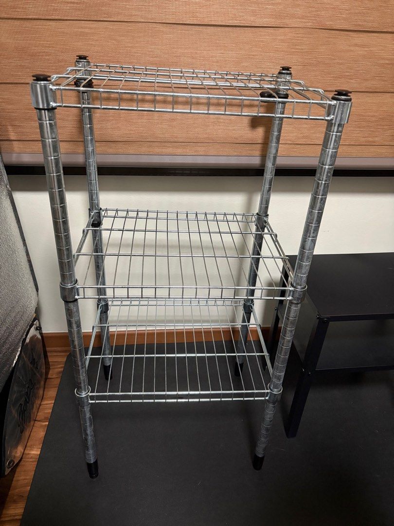 IKEA OMAR Shelving Unit - Galvanized, Furniture & Home Living ...