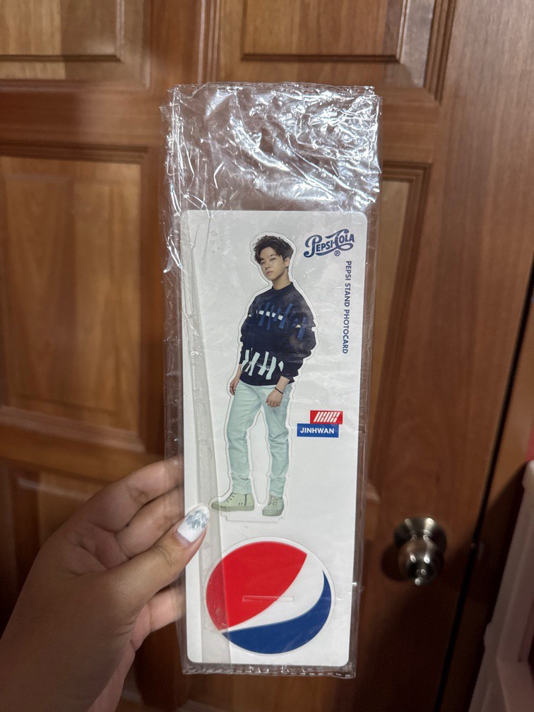 ikon jinhwan jay pepsi collectible standee, Hobbies & Toys, Memorabilia ...