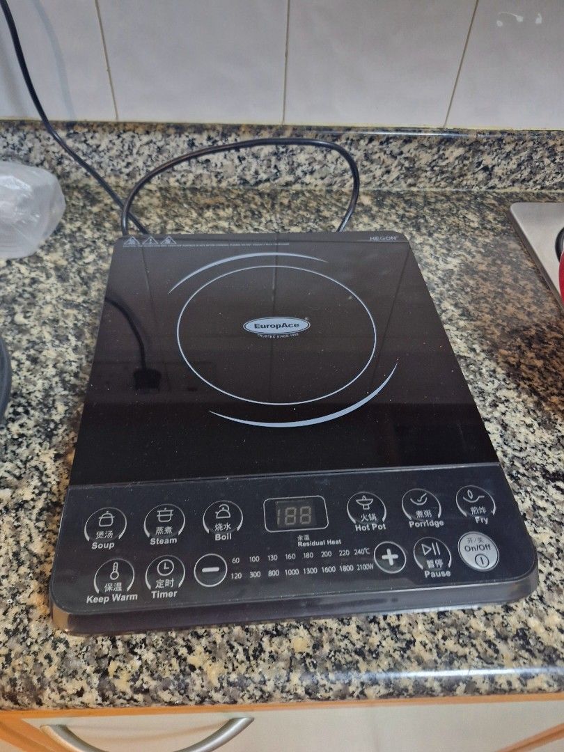 Induction Cooker Portable Europace, TV & Home Appliances, Kitchen ...