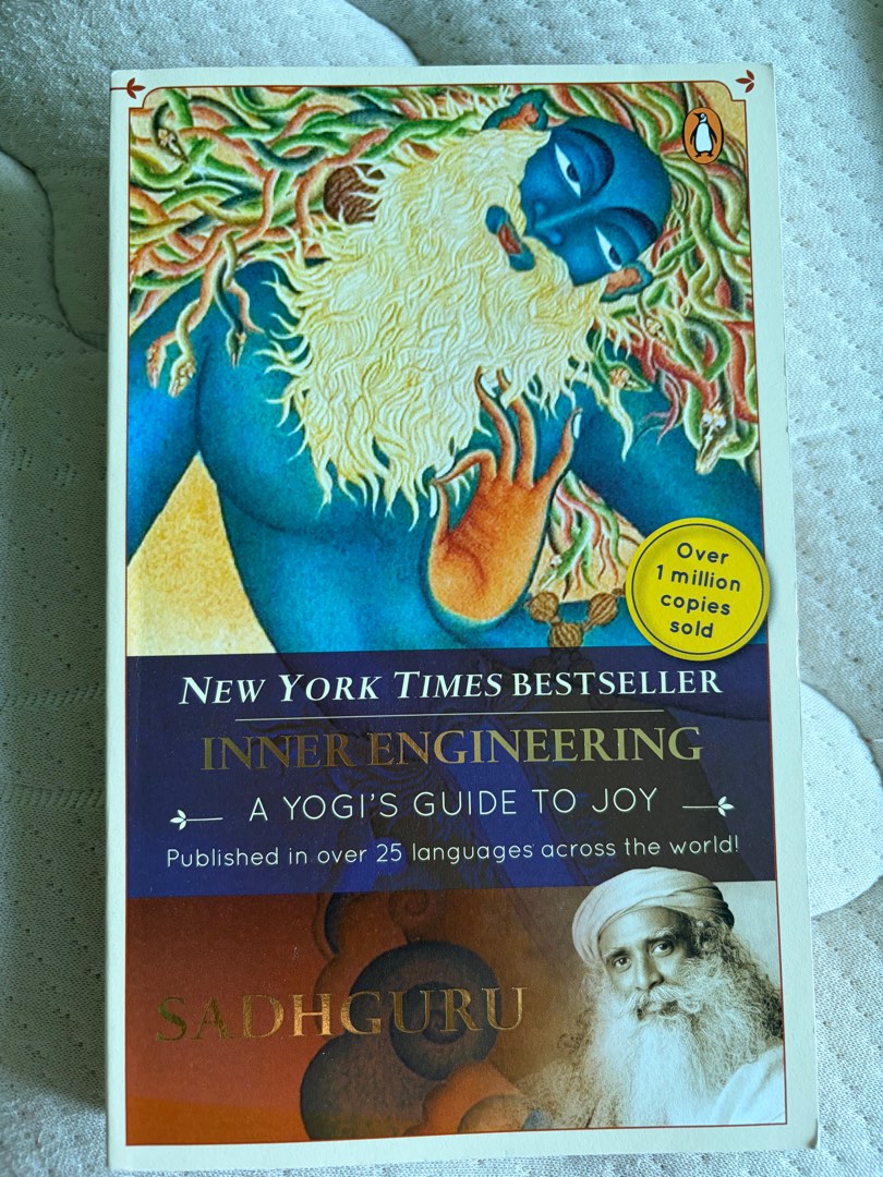 Inner Engineering: A Yogi's Guide to Joy by Sadhguru, Hobbies & Toys ...