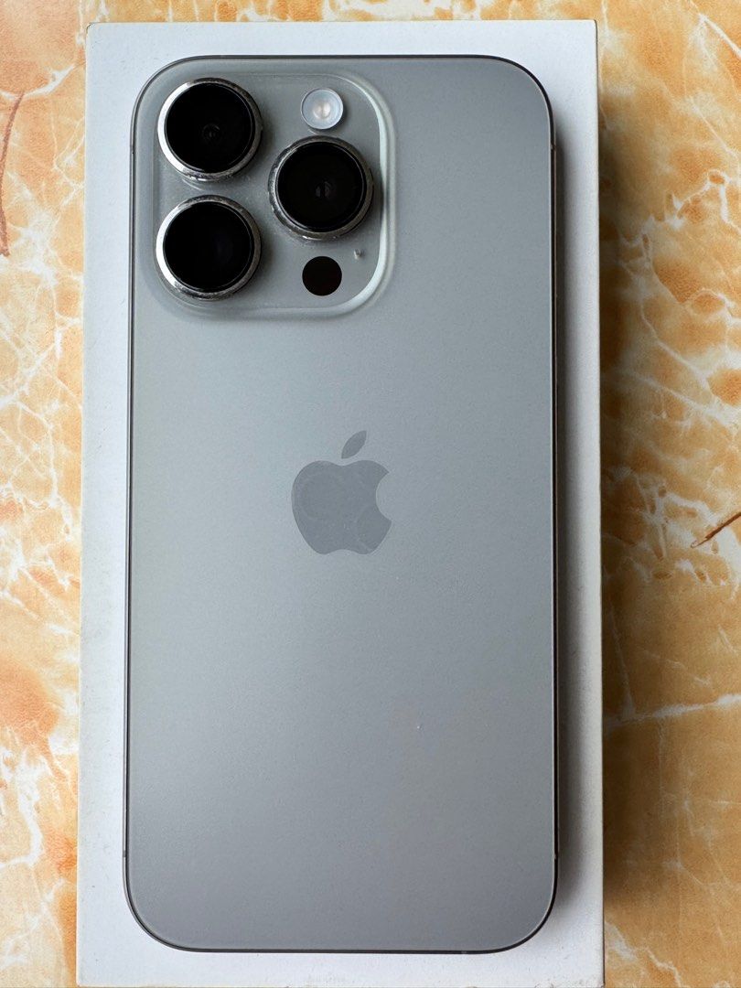 iPhone 15 Pro 256GB Natural Titanium, Mobile Phones & Gadgets, Mobile ...