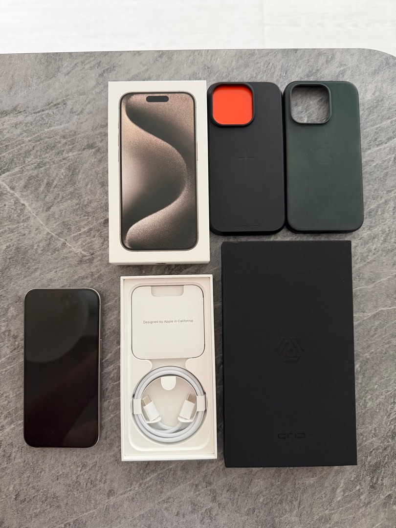 iPhone 15 Pro 256GB Natural Titanium, Mobile Phones & Gadgets, Mobile ...