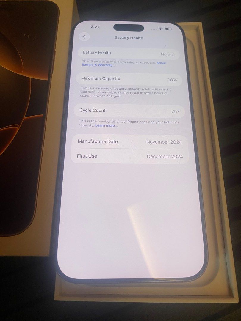 iPhone 16 Pro Max Desert Titanium 256GB, Mobile Phones & Gadgets ...