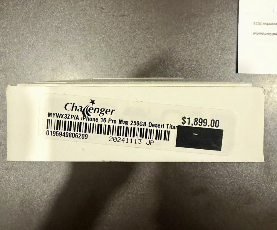 iPhone 16 Pro Max Desert Titanium 256GB, Mobile Phones & Gadgets ...