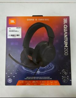 JBL Quantum 100 Wired Gaming Headset - Blue, Audio, Headphones ...