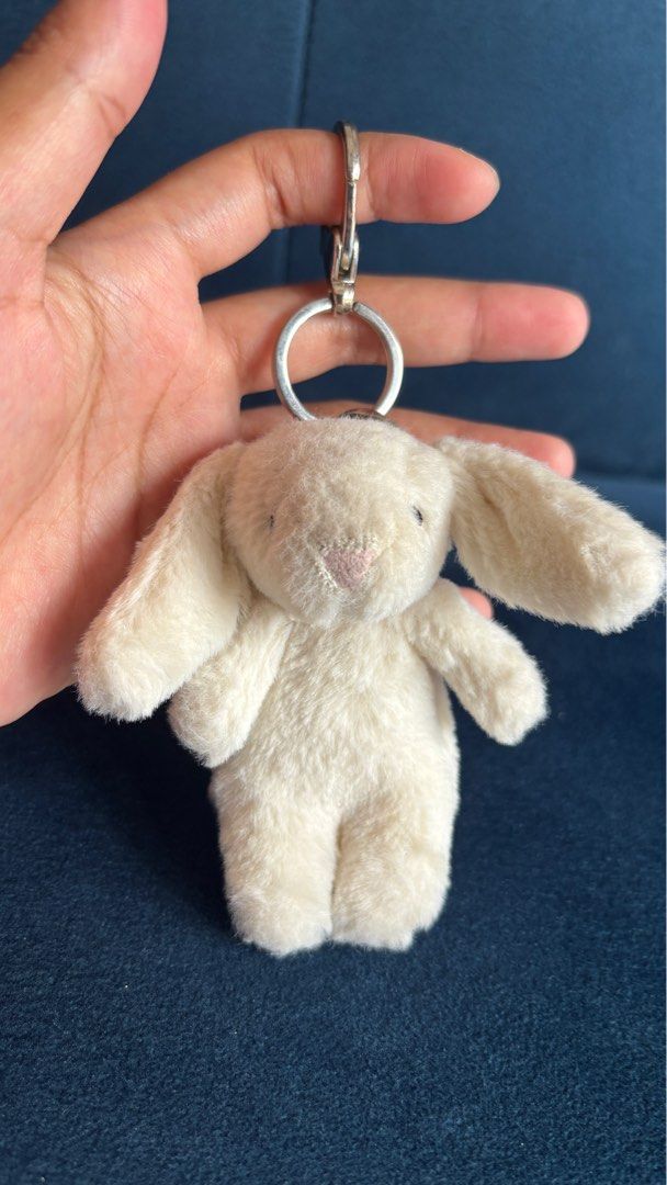 Jellycat Bunny Keychain, Hobbies & Toys, Toys & Games on Carousell