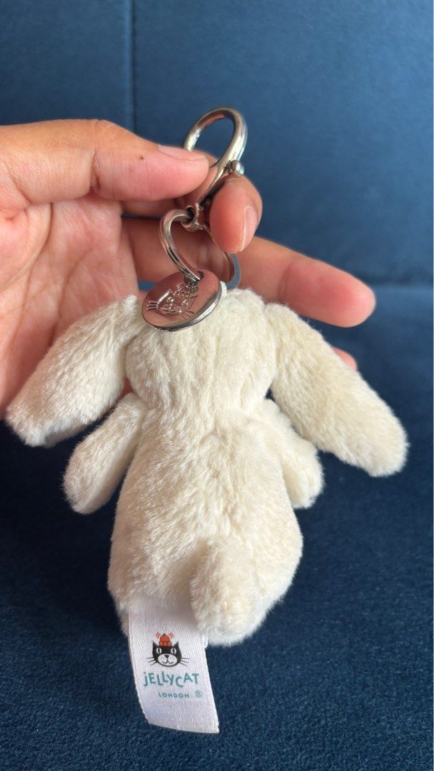 Jellycat Bunny Keychain, Hobbies & Toys, Toys & Games on Carousell