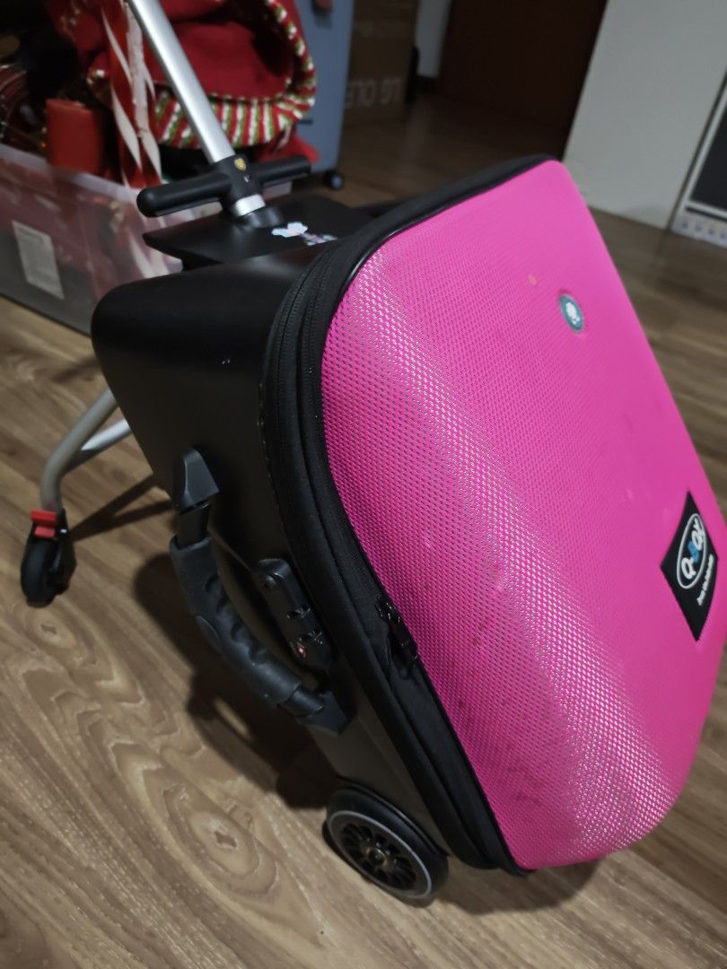 Kids Luggage Foldable Trolley Baby Stroller 20 Inch Travel Bag Wheels ...