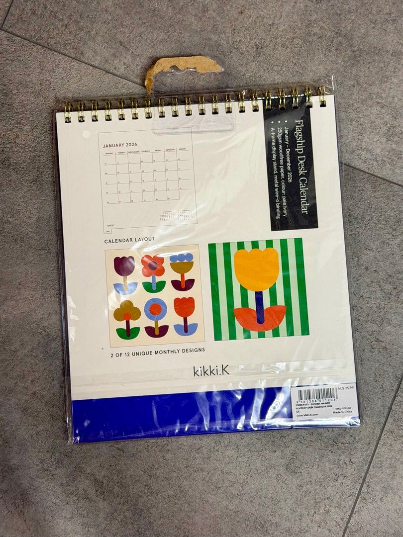 Kikki.K 2026 Desk Calendar, Hobbies & Toys, Stationery & Craft, Other ...