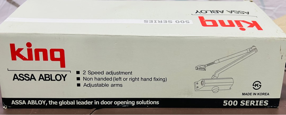 King 500 Series (Hydraulic/Room Door Closer), Furniture & Home Living ...