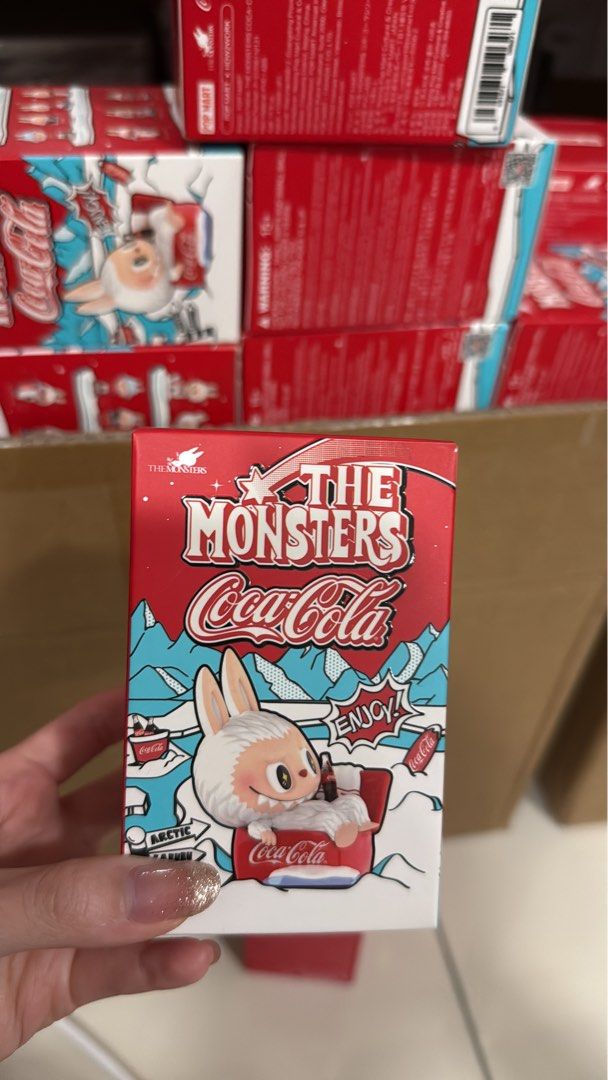 Labubu Coca Cola the monsters Coke figure Christmas CNY gift blind box ...
