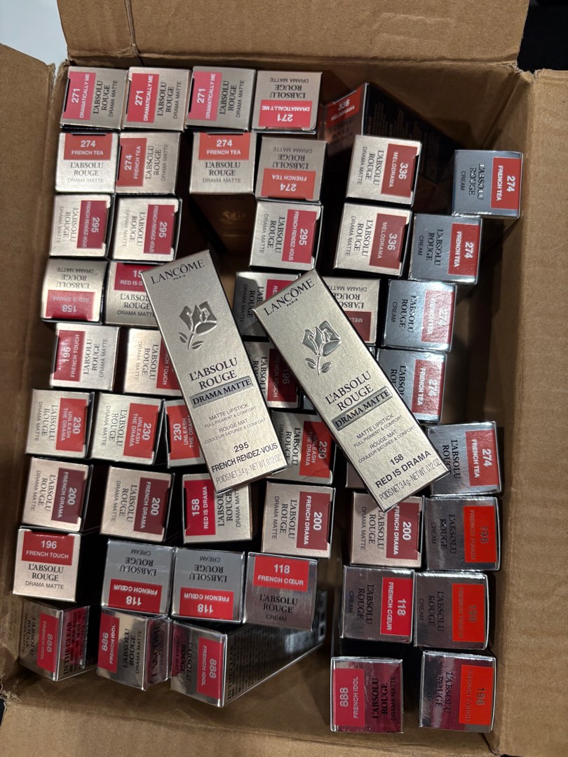 【LANCOME】L’Absolu Rouge Drama Matte Lipstick 4.1g｜Long-Lasting Matte ...