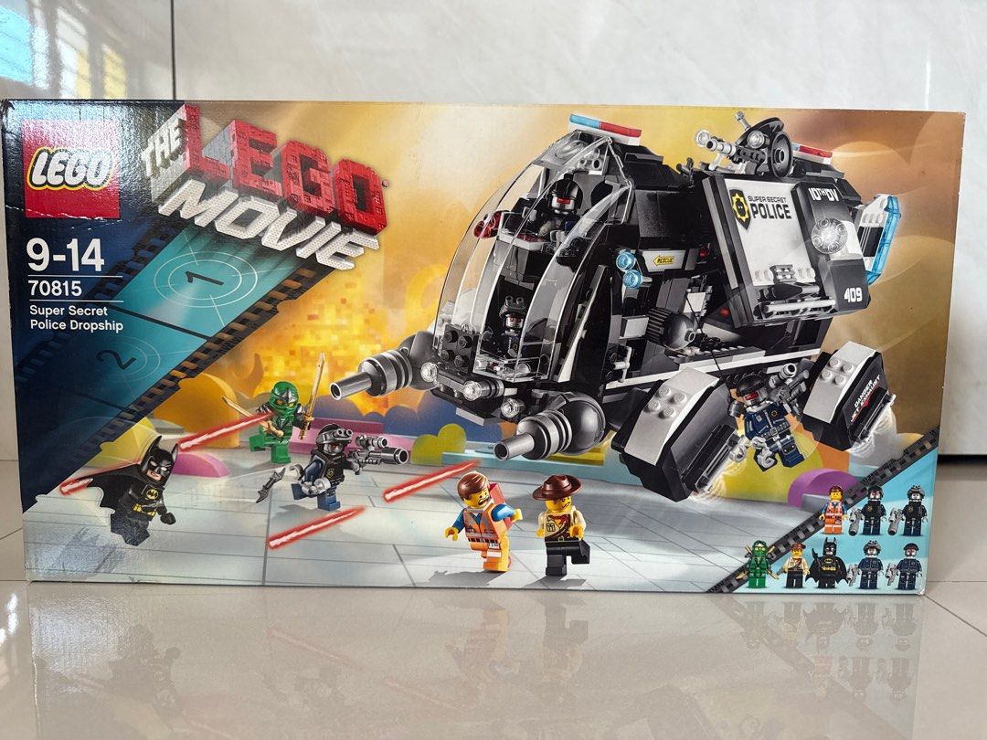 LEGO 70815 - The Lego Movie Super Secret Police Dropship, Hobbies ...