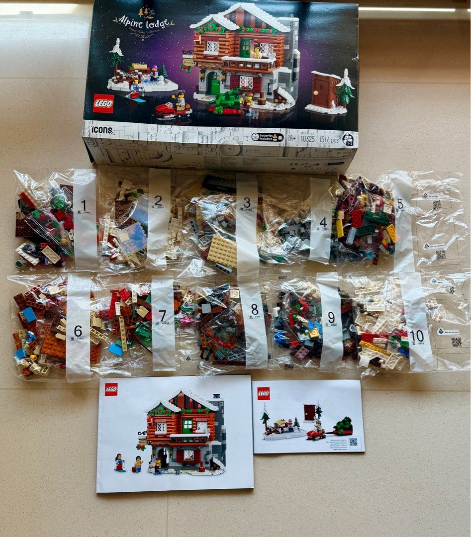 LEGO Icons Alpine Lodge 10325 - Brand New, Hobbies & Toys, Toys & Games ...