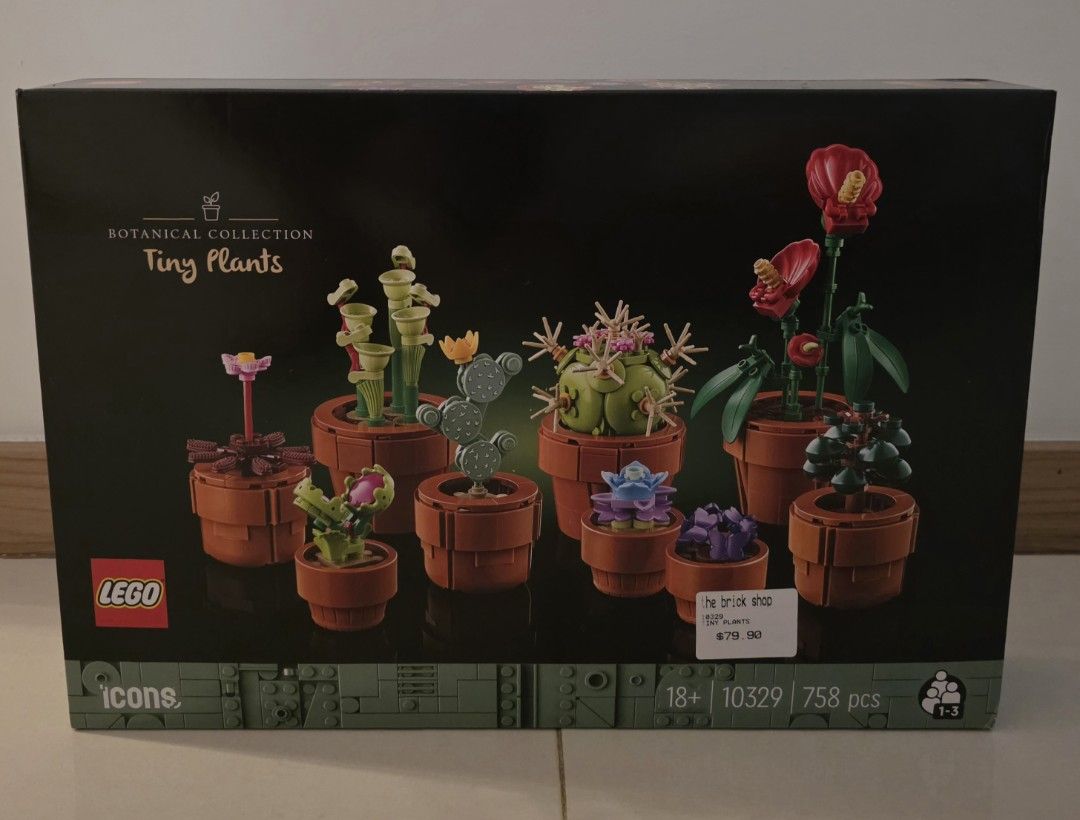 LEGO Icons Botanical Collection Tiny Plants Set 10329, Hobbies & Toys ...