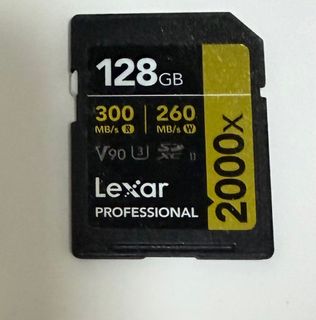 Lexar 1800x Professional GOLD SDXC UHS-II V60 記憶卡 256G ( 另有 64 / 128 ...