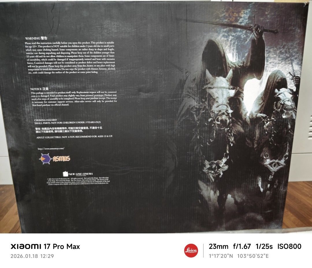 Lord of the Rings Nazgul Steed Action Figure, Hobbies & Toys, Toys ...