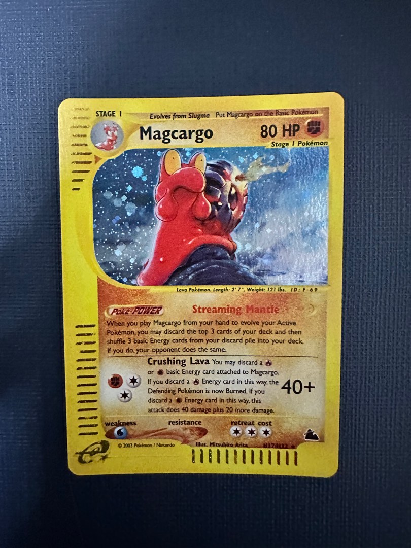 LP [ENG] Pokemon Vintage Skyridge Holo - Magcargo H17, Hobbies & Toys ...