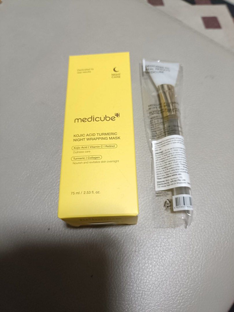 Medicube Kojic Acid Turmeric Night Wrapping Mask, Beauty & Personal ...