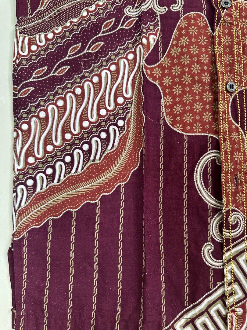 Men Batik Top, Men's Fashion, Tops & Sets, Shirts on Carousell
