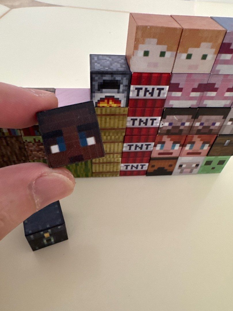 Minecraft Cube Blocks - Various Characters, Hobbies & Toys, Toys & Games on Carousell