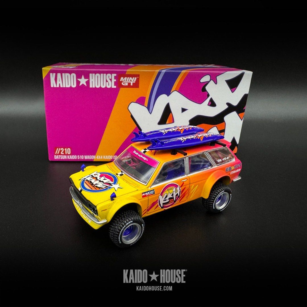Mini GT Kaido House Datsun 510 Wagon 4x4, Hobbies & Toys, Toys & Games ...