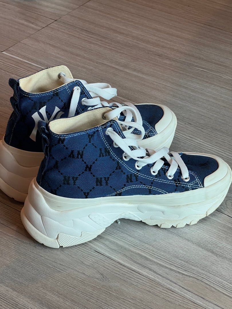 MLB Chunky High Top Sneakers, Women's Fashion, Footwear, Sneakers on ...