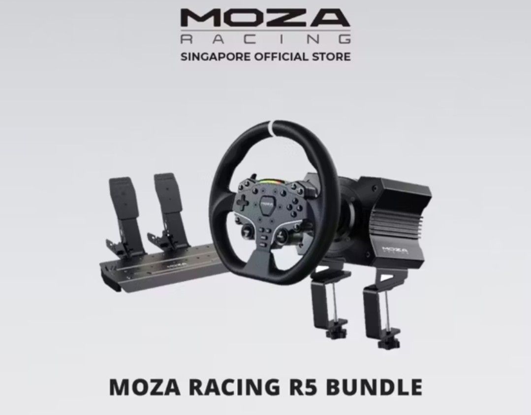 Moza R5 Bundle, Video Gaming, Gaming Accessories, Controllers on Carousell