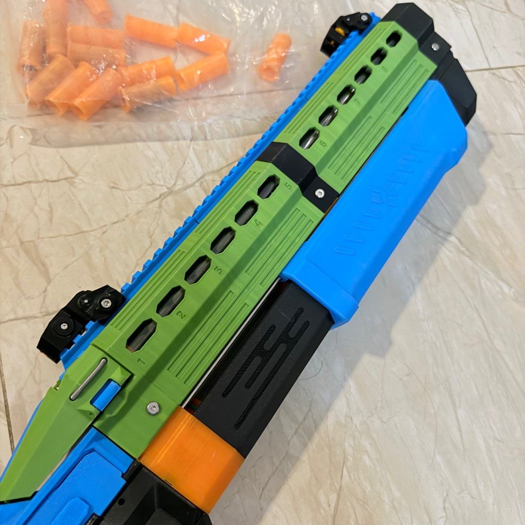 nerf 3d printed blaster TANLANG, Hobbies & Toys, Toys & Games on Carousell