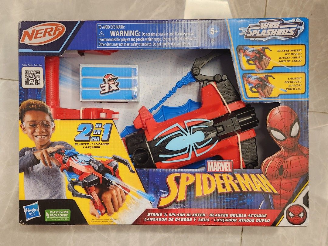 Nerf Marvel Spider-Man Web Splashers, Hobbies & Toys, Toys & Games on ...