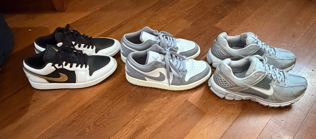 Nike Air Jordan 1 Low & Vomero, Men's Fashion, Footwear, Sneakers on ...