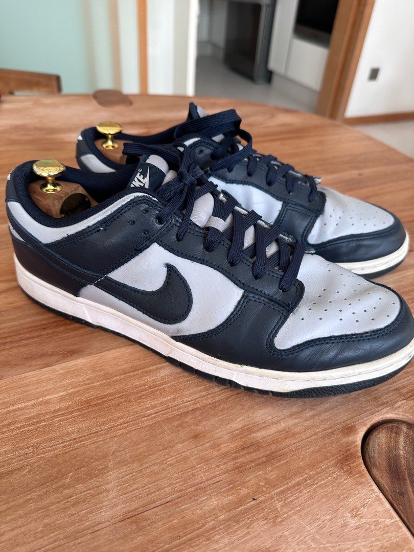 Nike Dunk Low “Georgetown” - Navy/Grey, Men's Fashion, Footwear ...