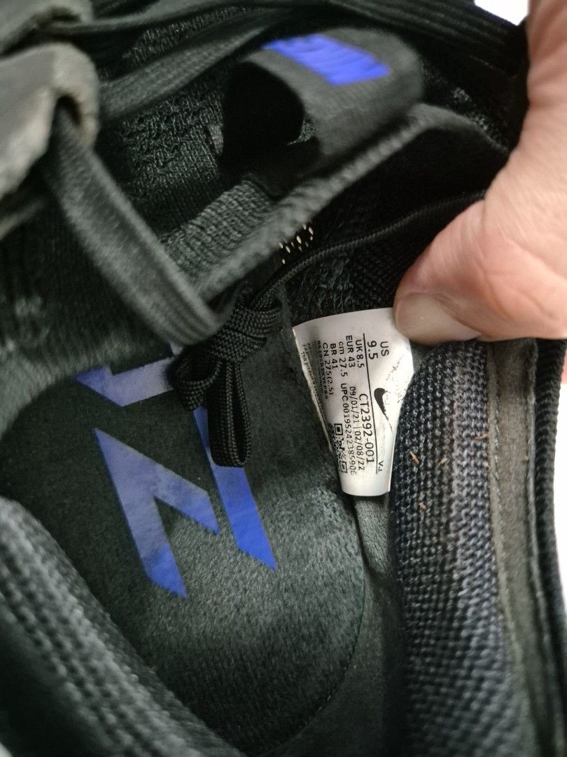 Nike Zoom Fly 4 Black Running Shoes - US 9.5, Men's Fashion, Footwear ...