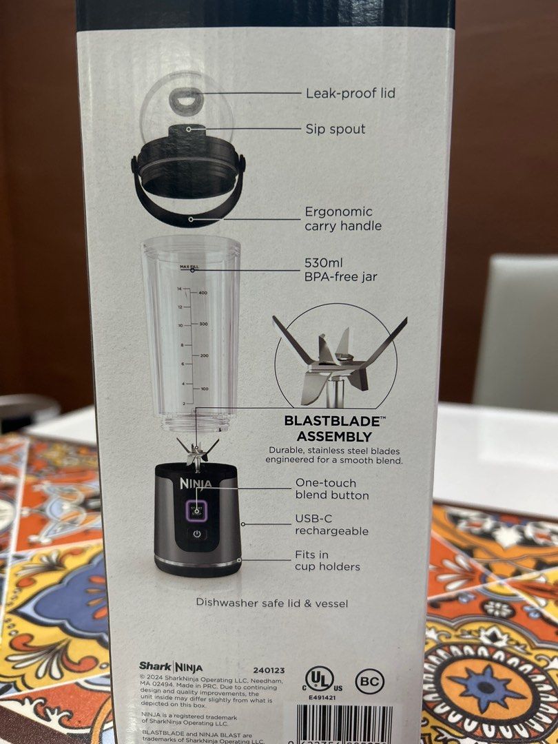 Ninja Blast Portable Blender, TV & Home Appliances, Kitchen Appliances ...