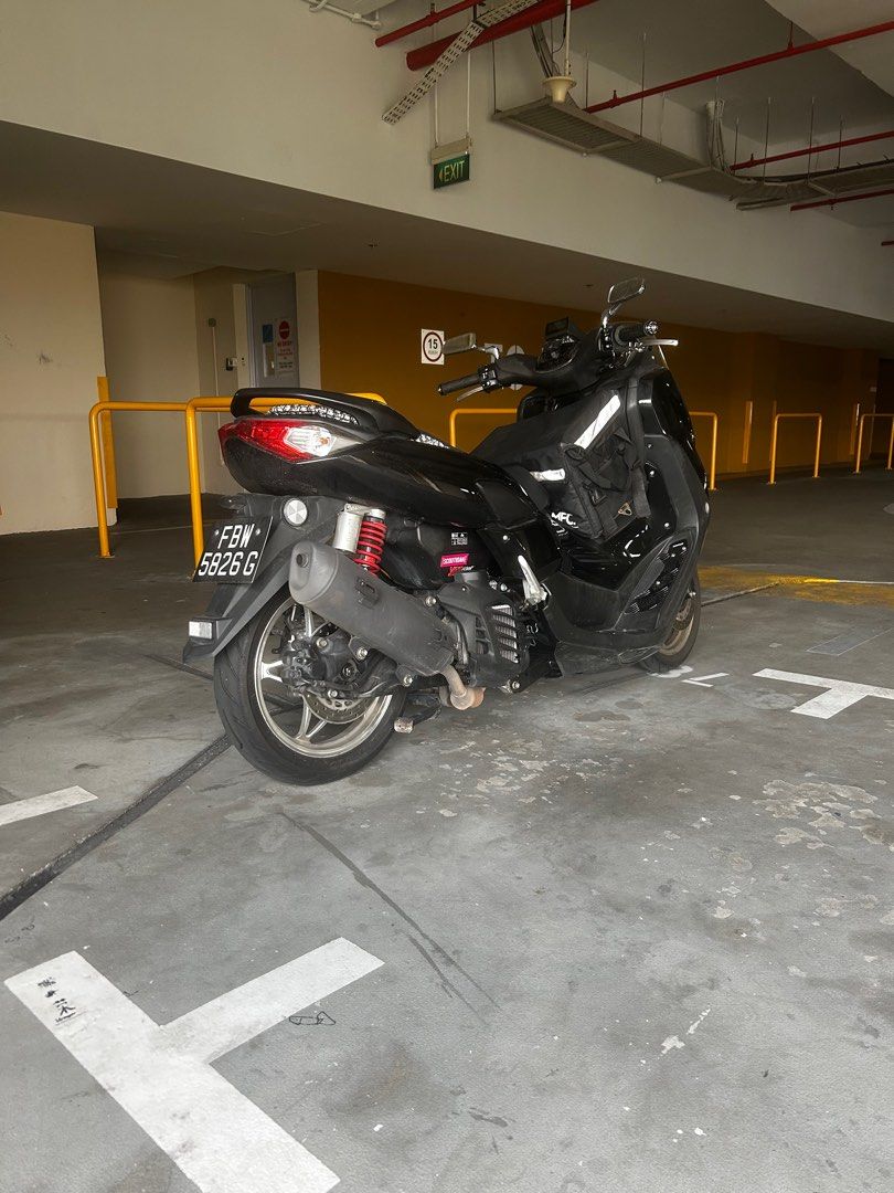 Nmax v2 dekit rims seat suspension extender, Motorcycles, Motorcycle ...