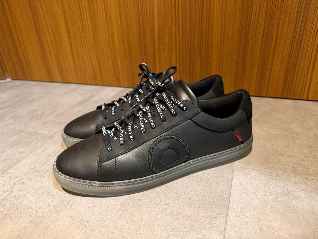 Oliver Cabell Low 1 Black Ghost Sneakers, Men's Fashion, Footwear ...