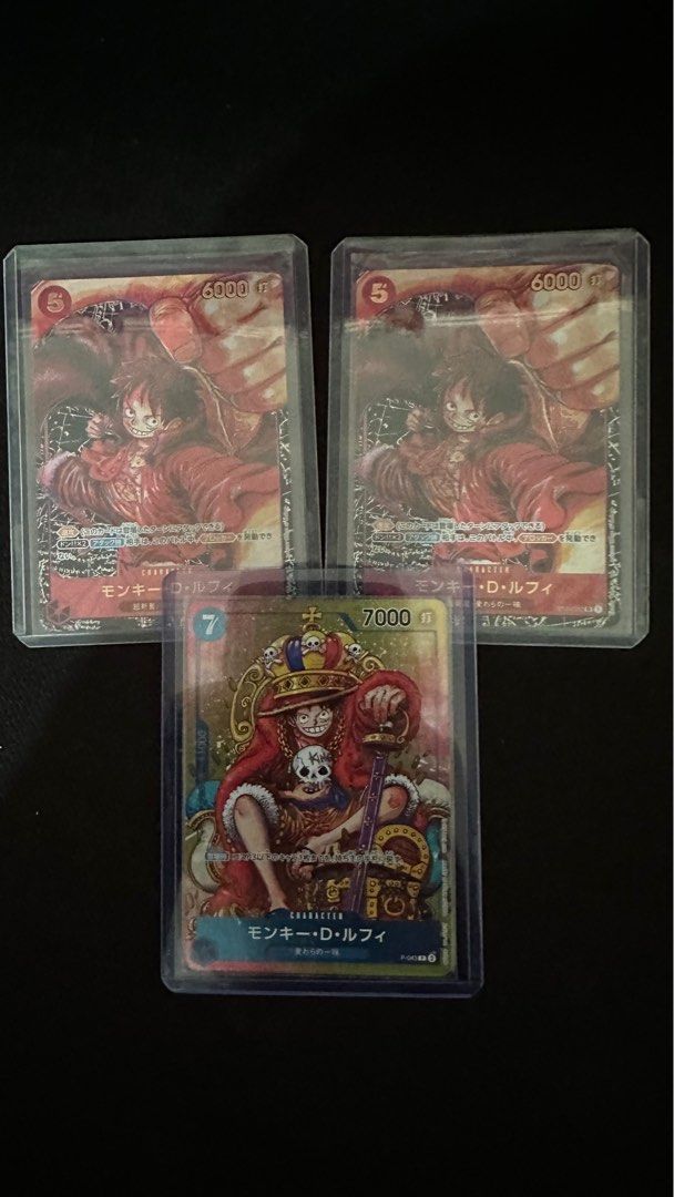 One Piece Card Game - Monkey D. Luffy Cards, Hobbies & Toys, Toys ...