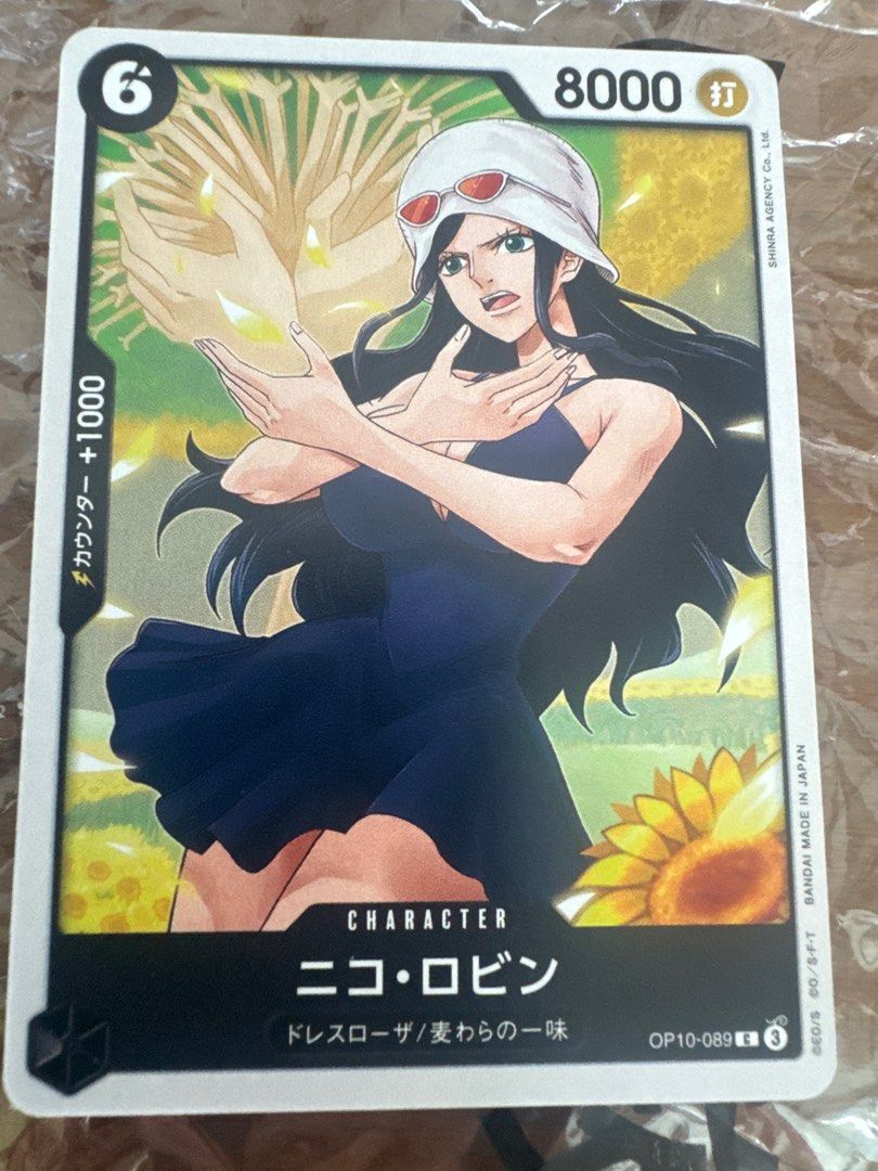 One Piece Card Game - Nico Robin OP01-089, Hobbies & Toys, Toys & Games ...