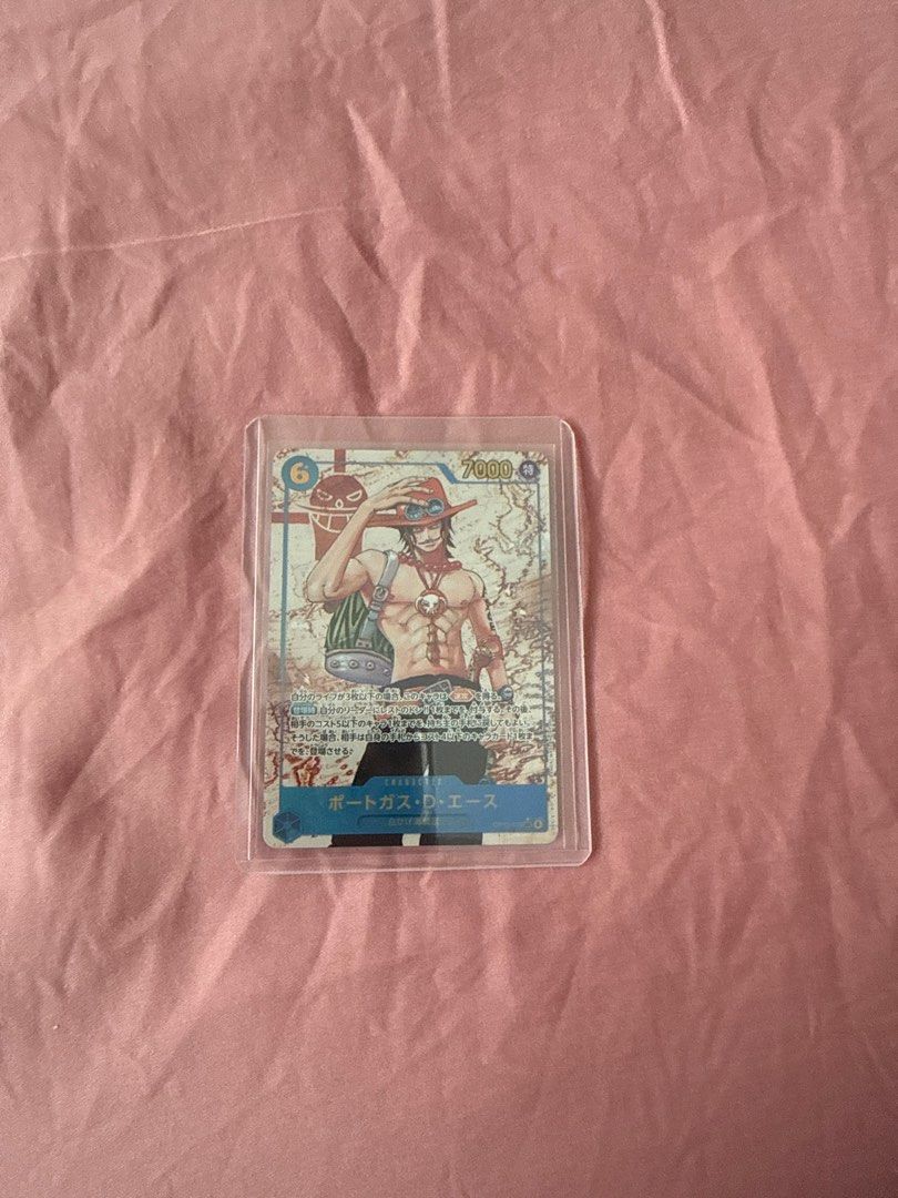 One Piece Card Game - Portgas D. Ace, Hobbies & Toys, Toys & Games on ...