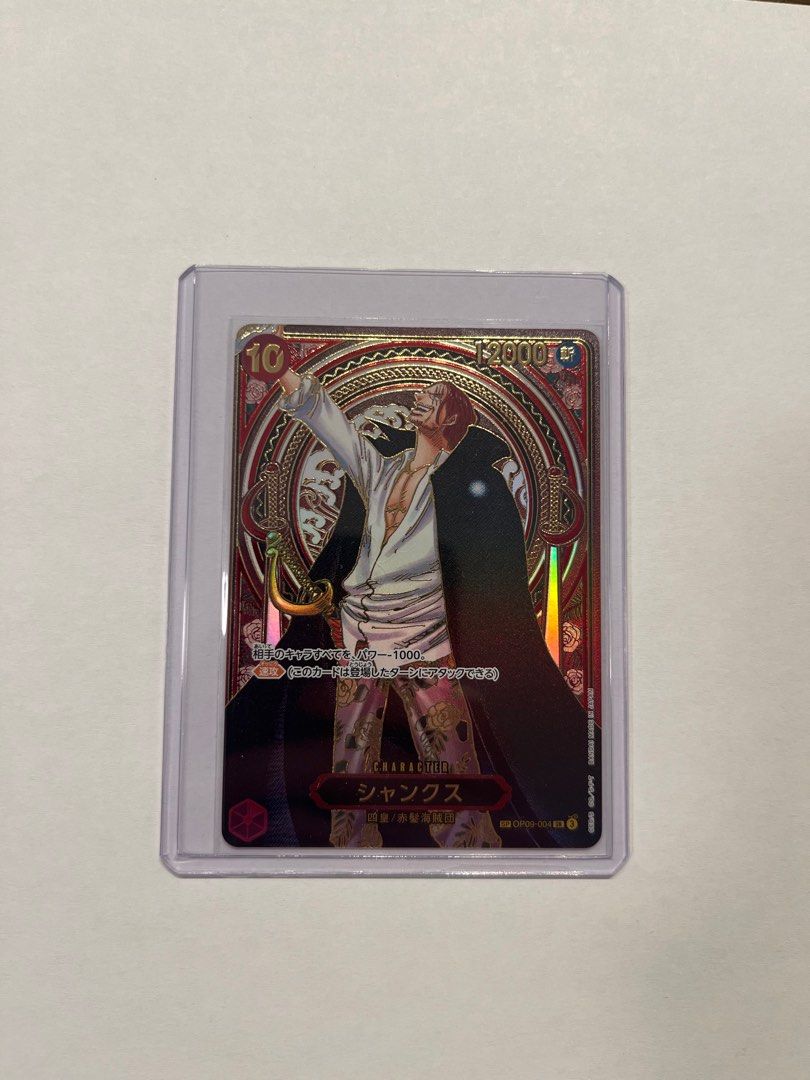 One Piece Card Game - Shanks, 興趣及遊戲, 玩具 & 遊戲類 - Carousell