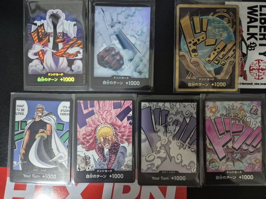 One Piece Card Game - Various Cards, Hobbies & Toys, Toys & Games on ...