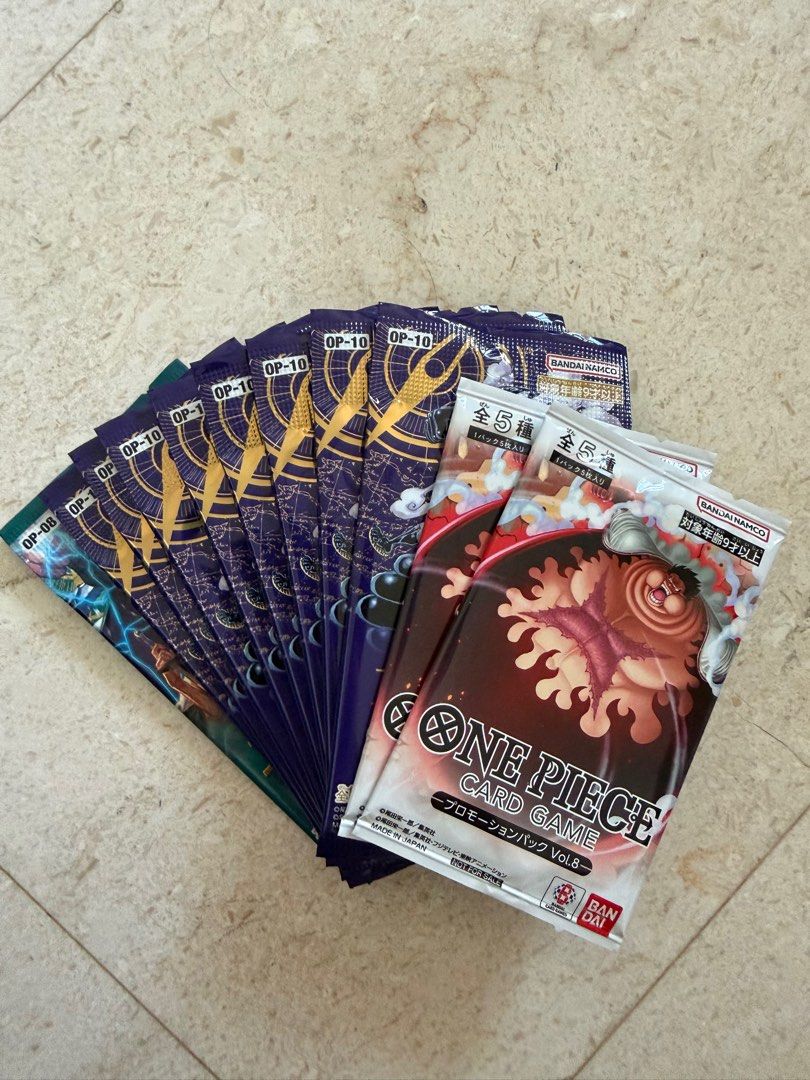 One Piece Card Game Booster Packs OP-08 & OP-10, Hobbies & Toys, Toys ...