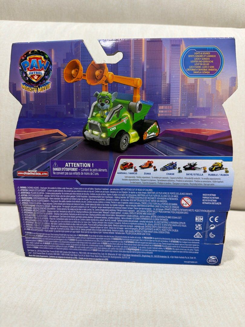 Paw Patrol The Mighty Movie Rocky Recycle Truck, Hobbies & Toys, Toys ...