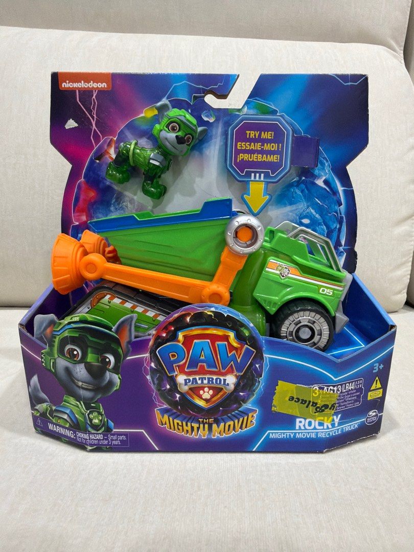 Paw Patrol The Mighty Movie Rocky Recycle Truck, Hobbies & Toys, Toys ...