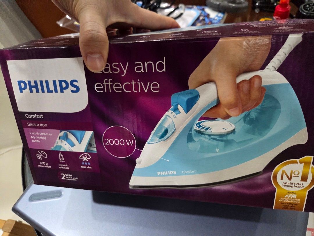 Philips Comfort Steam Iron, TV & Home Appliances, Irons & Steamers on ...