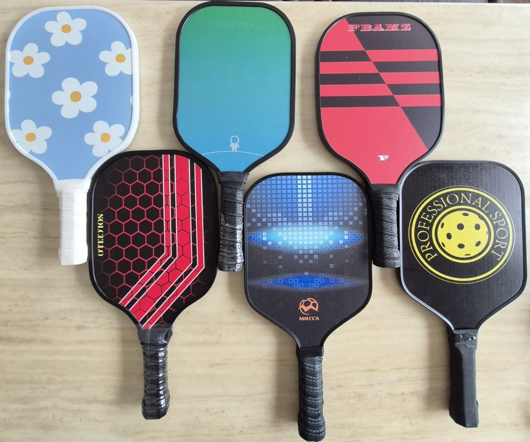 Glass Fiber Pickleball Paddles - Various Designs, Sports Equipment ...