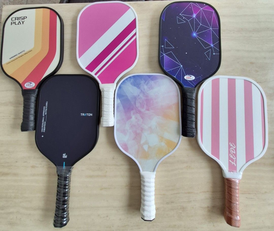 Glass Fiber Pickleball Paddles - Various Designs, Sports Equipment ...