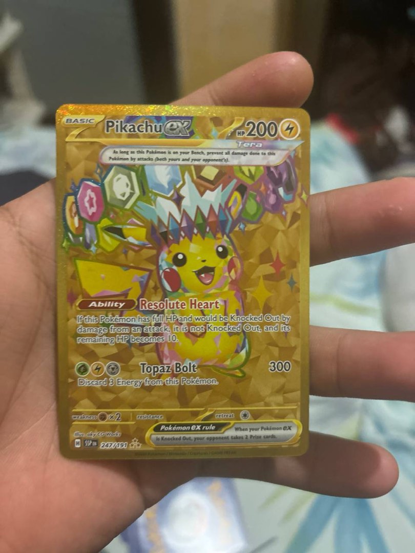 Pikachu EX #247 SSP HR, Hobbies & Toys, Toys & Games on Carousell