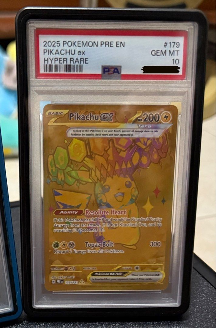 Pikachu ex Hyper Rare #179 PSA10, Hobbies & Toys, Toys & Games on Carousell